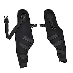 Zunea 1Pair Dog Leg Brace for Hind Leg ACL CCL Tear Canine Rear Hock Joint Brace Dogs Back Legs Compression Sleeve Wrap Protector and Extra Support for Wound Injury and Sprain Healing of Arthritis S