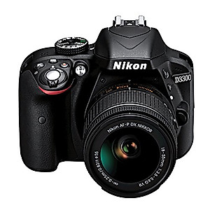 Nikon D3300 w/ AF-P DX 18-55mm VR Digital SLR – Black