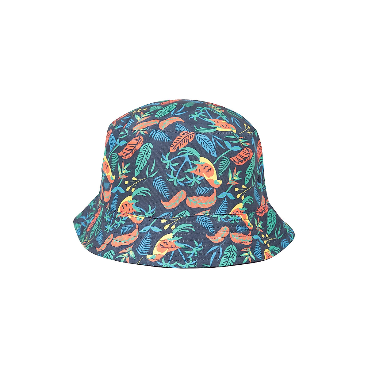 Mountain Warehouse Kids Reversible Bucket Hat - Summer, Girls Boys Navy Small/Medium