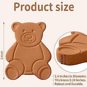 Sasylvia 8 Pcs Brown Sugar Keeper Terracotta Brown Sugar Saver Clay Rabbit Pineapple Owl Fish Bear Squirrel Leaf Softener for Food Storage Containers Keeping Soft and Dry