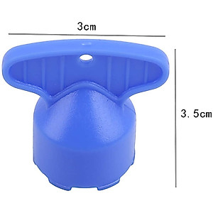 5 pcs/Set 2.2GPM Cache Faucet Aerator Key with 5 Pieces Faucet Aerator Removal Wrench Tool Practical Design, as shown