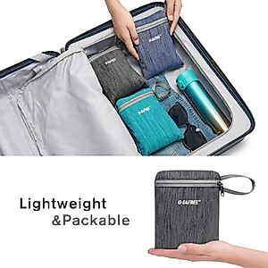 G4Free 10L Hiking Backpack Lightweight Packable Hiking Daypack Small Travel Outdoor Foldable Shoulder Bag(Black)