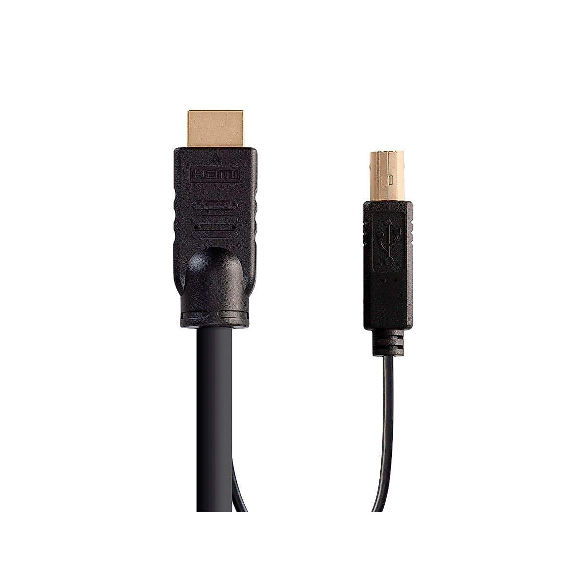 Monoprice - 136645 HDMI USB Combo Cable - 10 Feet, 4K@60Hz, High Dynamic Range (HDR) for KVM Switches - Switch Series Black