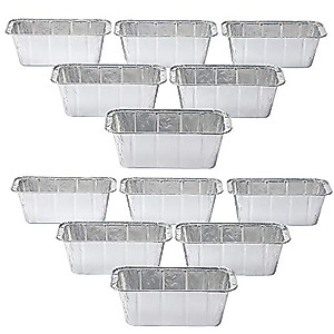 12 Grease Cup Liners for Drip Pan Catcher Compatible with Blackstone Griddles Accessories All Rear Grease Discharge for 36 in, 28 in, 22 in & 17 inches Made of Heavy Duty Aluminum Foil Trays (12 Pack)