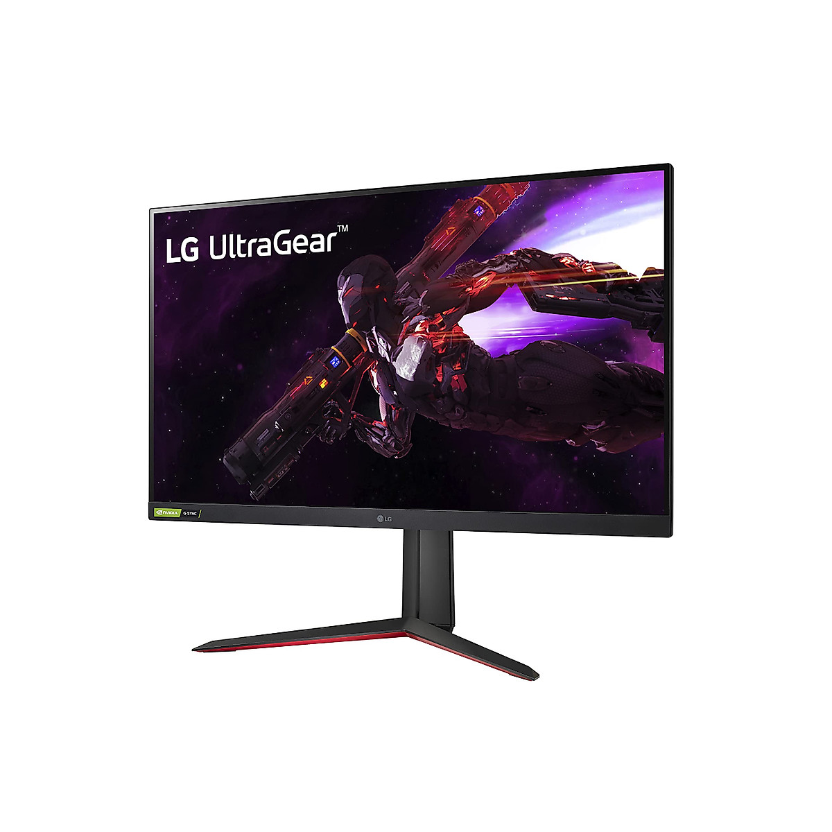 LG 32GP850-B 32-inch QHD (2560 x 1440) UltraGear Gaming Monitor, Nano IPS, 165Hz, 1ms, G-Sync, AMD FreeSync Premium, HDR10, HDMI, DisplayPort, Tilt/Height/Pivot Stand, 3-Side Borderless Design, Black