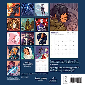 Star Wars Women of the Galaxy 2021 Wall Calendar