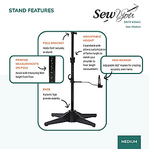 Dritz Sew You Adjustable Dress Form, Medium