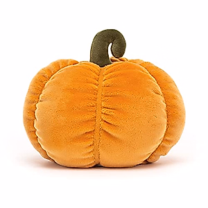 Jellycat Vivacious Vegetable Pumpkin Stuffed Plush, 6" | Fruit Plush Toy | Classic Children's Gift | Halloween Plush