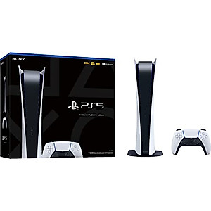 Sony Playstation 5 Digital Edition PS5 Console. (.Disc ^Free)