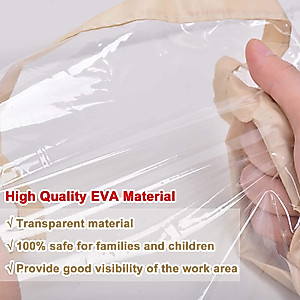 Dust Barrier, Plastic Zipper Door Dust Protection Kit, Construction Door Cover with Zipper for Kitchen, Bathroom, Hallway Remodel, Fit Standard Doorway 4'W x 7.5'H (4' x 7.5')