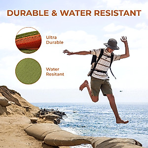 Allett Nylon Front Pocket ID Wallet, Cala Green | Vegan Front Pocket Bifold | Made With Moisture Wicking Nylon | Holds Up +/- 12 Cards