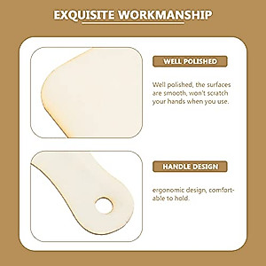 Mini Unfinished Wooden Cutting Board: Small Wooden Chopping Board 2pcs Rustic Serving Paddle with Handle Individual Charcuterie Board Cheese Board for Christmas Holiday