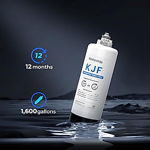 Waterdrop WD-KJF Filter, Replacement for WD-KJ600 Reverse Osmosis Instant Hot Water Dispenser System, 12-month Lifetime