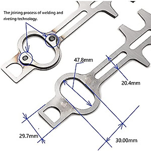 Gabasinover,Replaces Part NO.4243 710 6004 24" Hedge Trimmer Blades Fits for HL94 / HL94K Hedge Trimmer