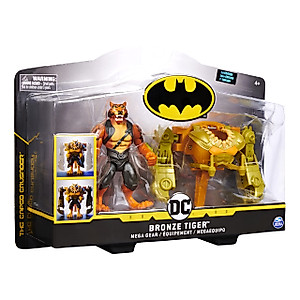 Batman 4-inch Bronze Tiger Mega Gear Deluxe Action Figure with Transforming Armor