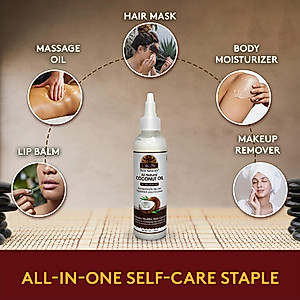 OKAY 100% COCONUT OIL for HAIR and SKIN 4oz / 118ml