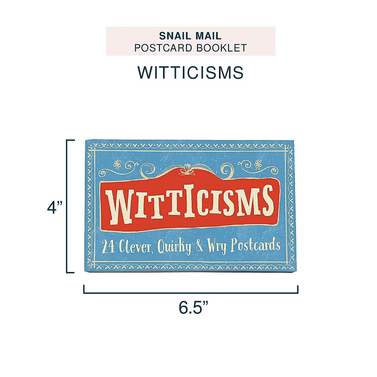 Studio Oh! Snail Mail Quirky and Wry Witticisms Postcard Booklet