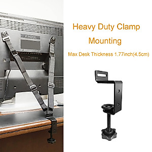 JOLIRSBOX Child Proof TV Safety Straps- TV Earthquake Strap Furniture Anchors Work for Baby Proofing Secures to TV Stand and Walls,Heavy Duty Metal Plate, Adjustable Strap, No Plastic Parts