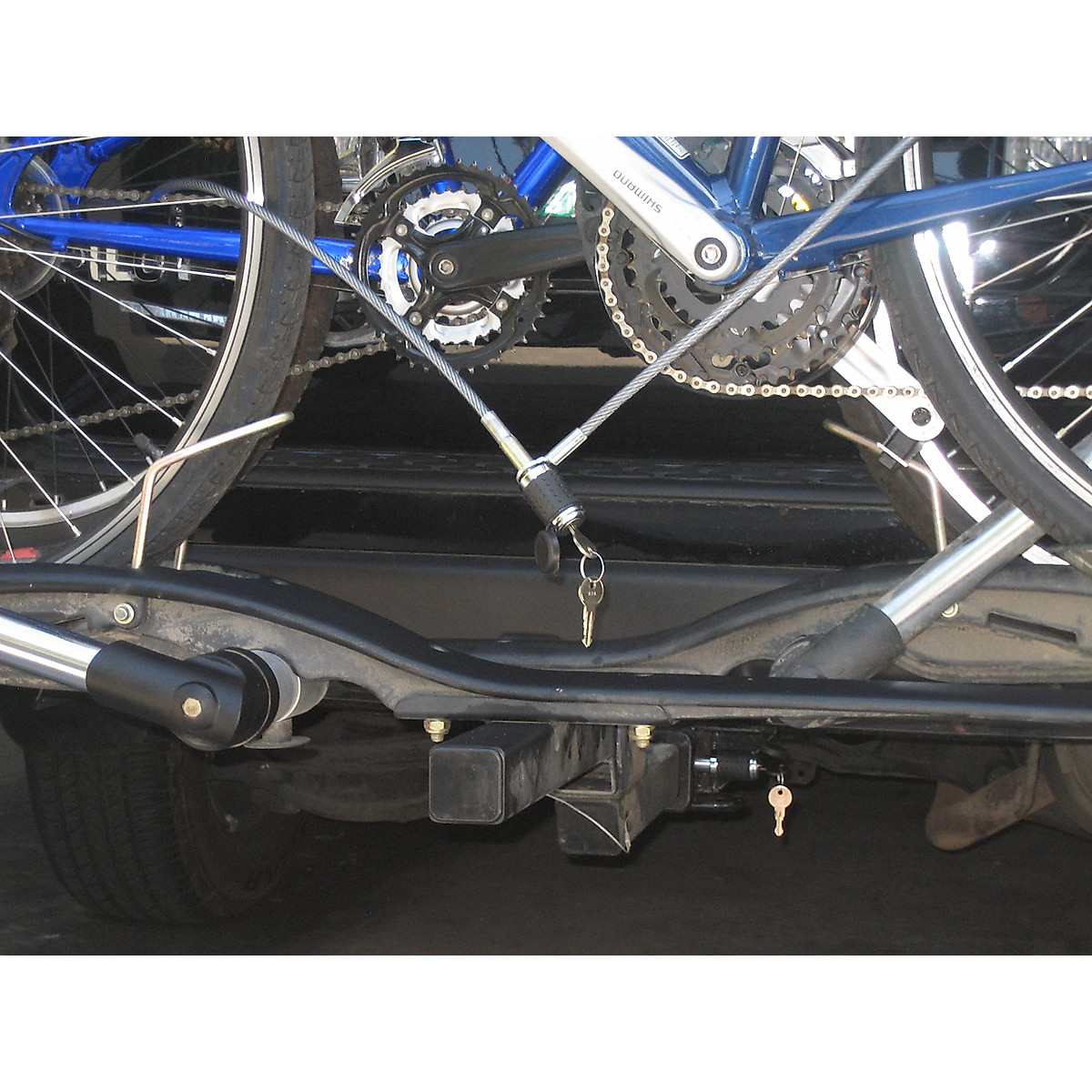 Heininger Advantage SportsRack 10' ft Chrome Plated Cable Lock - 6003