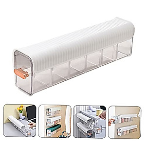 Abaodam Box wall hanging organizer storage drawers cabinet drawers wall mounted wardrobe organizer fabric drawers panty drawer organizer plastic white Cabinet Closet Organizers sock