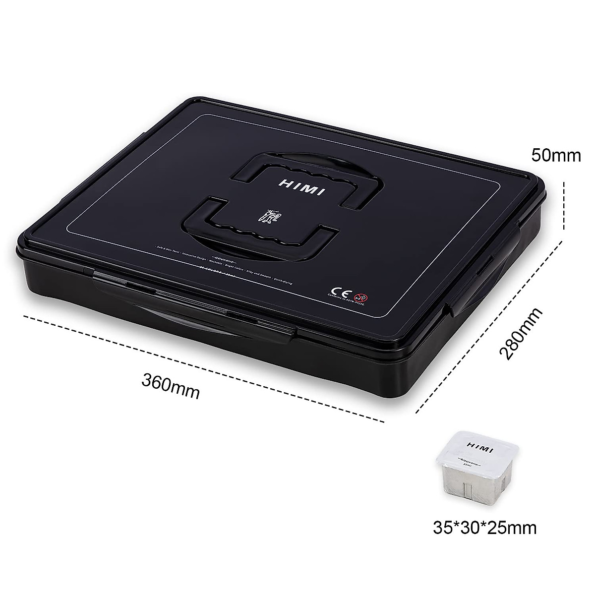 HIMI Gouache Paint Set, 56 Colors×30ml, Unique Jelly Cup Design, Non-Toxic, Gouache Paint for Canvas Watercolor Paper - Perfect for Beginners, Students, Artists