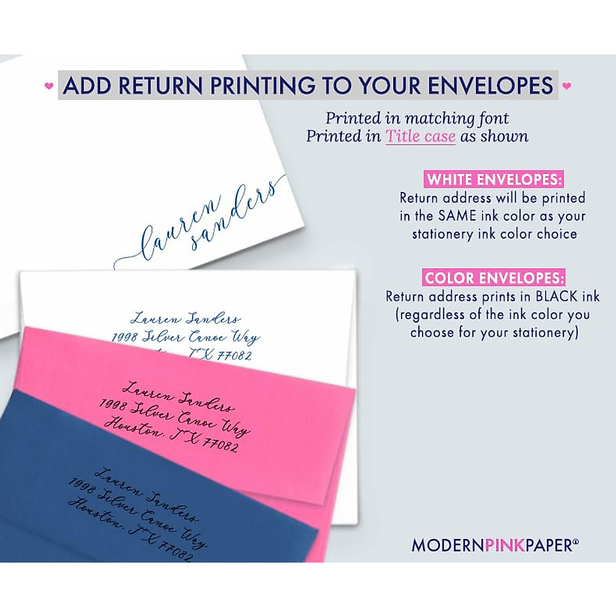 Personalized Stationery for Women, Personalized Script FLAT OR FOLDED Note Cards with Envelopes Set, Personalized Stationary for Women, Your Choice of Colors and Quantity