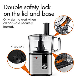 Food Processor 5 Variable Speeds Vegetable & Juicing