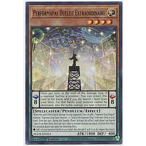 Performapal Duelist Extraordinaire - MAZE-EN024 - Rare - 1st Edition