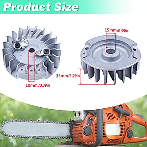 Adefol Flywheel Assembly for HUSQVARNA 445 445E 450 450E Gas Chainsaw #544 11 18-01