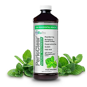 PerioClear Alcohol Free Mouthwash 16oz | Naturally Whitens Teeth | Freshens Breath | Removes Plaque | Minimizes Dry Mouth