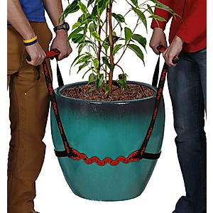 PotLifter - Potted Plant Mover and Essential Lifting Tool For Garden Flower Pots, Planters, Trees, Rocks - Lifts Up to 200 Pounds - A Plant Caddy Alternative, Easily Move Heavy Items Around Your Yard