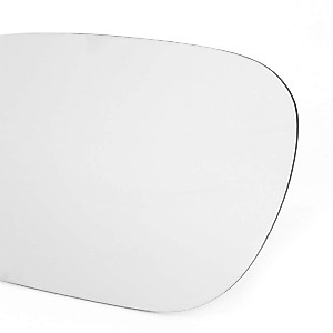 DNA MOTORING SMP-074-L Factory OE Style Left/Driver Side Door Rear View Mirror Glass Lens [Compatible with 98-11 Town Car Fits Models without Heated Mirrors]