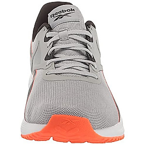 Reebok Men's Lite Plus 3.0 Running Shoe, Pure Grey/Black/Orange Flare, 9