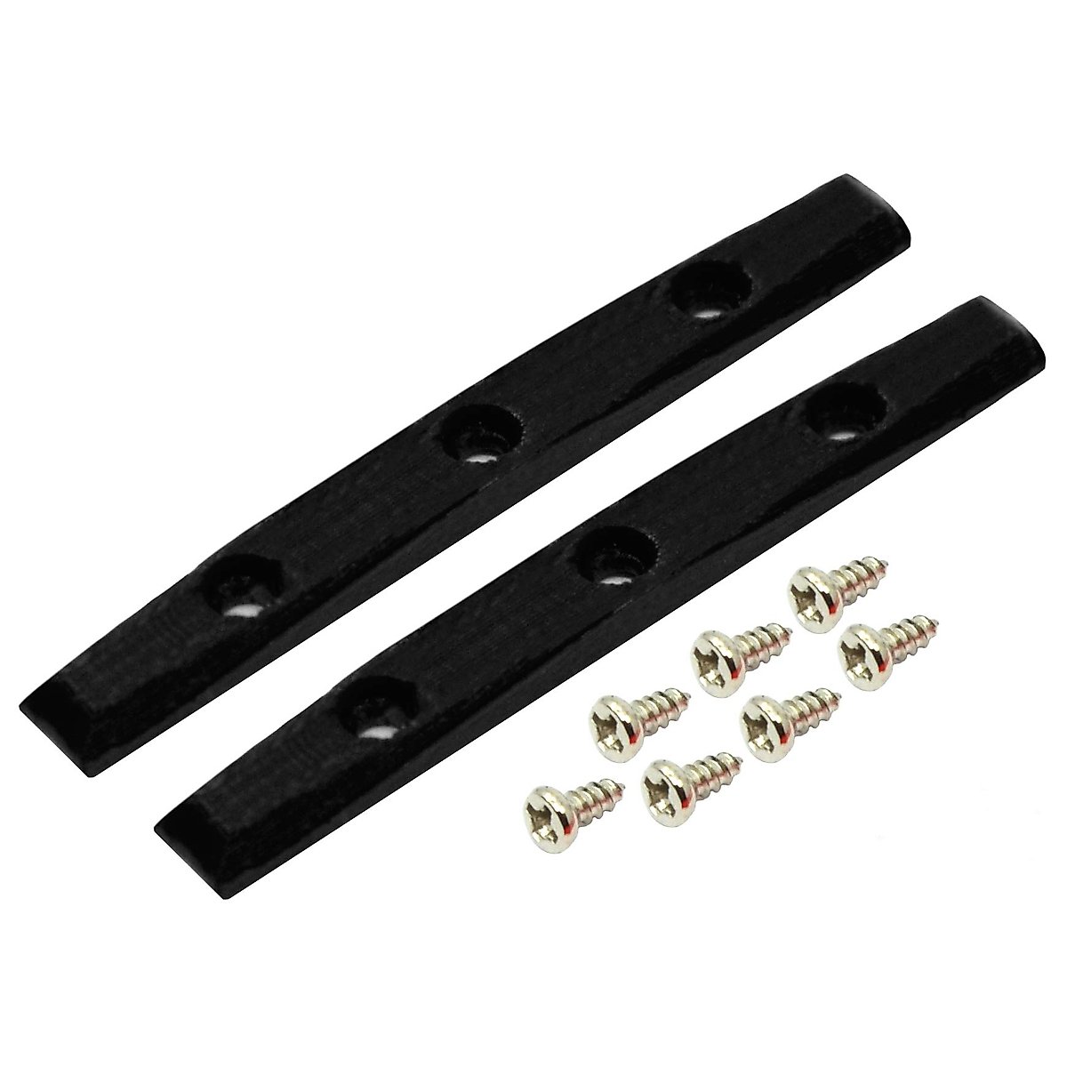 Teak Tuning Gem Edition Board Rails, Set of 2 with Screws, Black Onyx Colorway