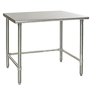 Universal SG2448-RCB - 48" X 24" Stainless Steel Work Table W/ Galvanized Cross Bar
