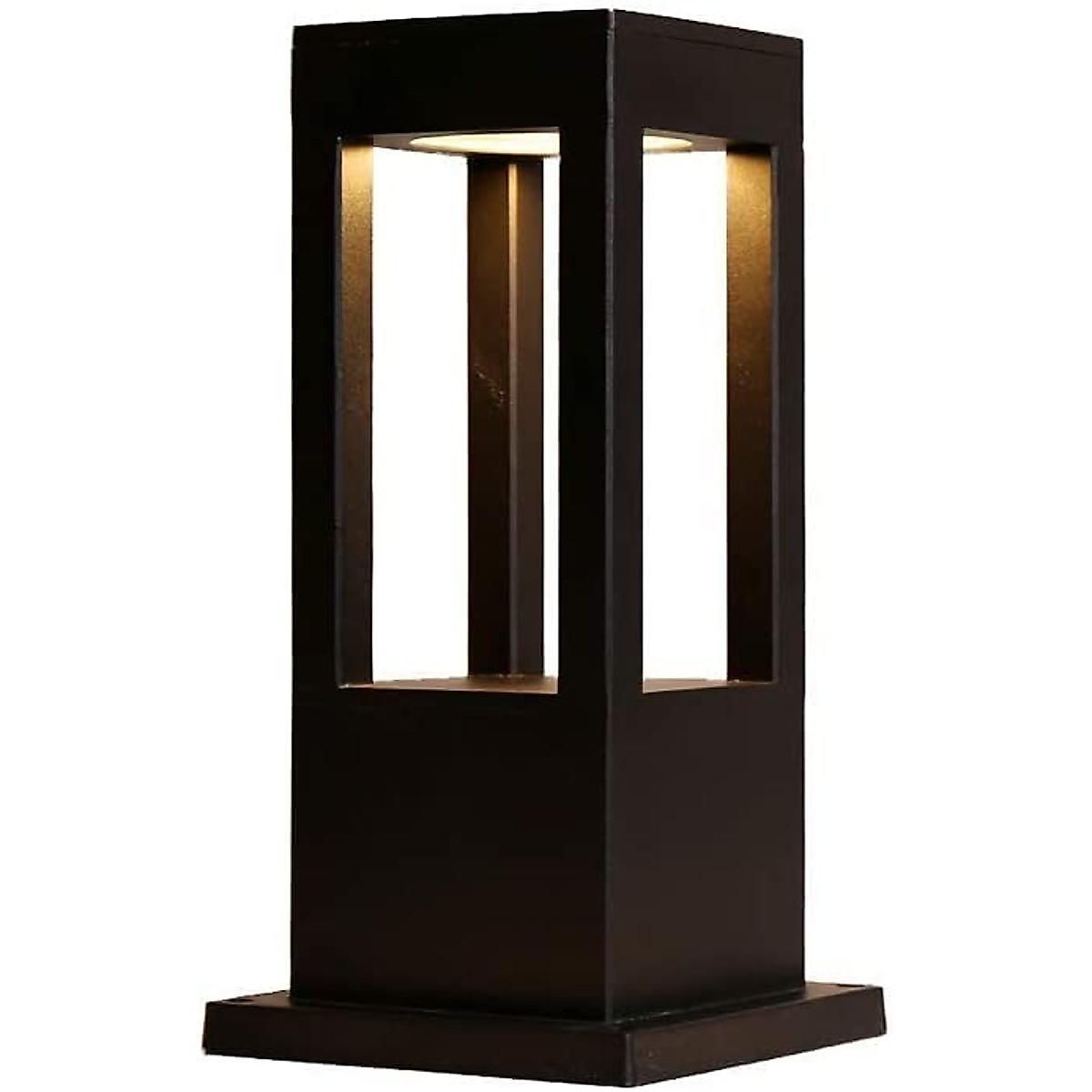 XAJGW Outdoor Post Light Fixture, LED Column Head Lamp IP55 Waterproof Outdoor Column Lamp Modern Minimalist Post Lamp Lawn Garden Landscape Lamp Garden Villa Outdoor Chinese Floor Lamp Pillar Lantern