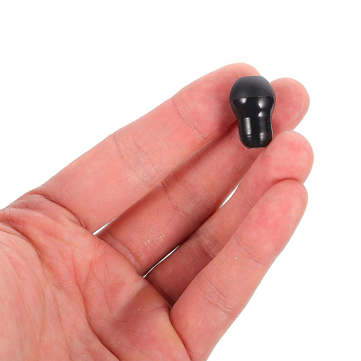Black Stethoscope Ear Tips Stethoscope Replacement Earpiece Soft Stethoscope Ear End Stethoscope Earbuds for Hospital Clinic Doctor 10pcs