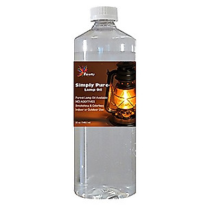 FIREFLY Eco-Friendly, Non-Toxic, Biodegradable, Kosher Candle and Lamp Oil - Smokeless & Virtually Odorless - Simply Pure - Ultra Clean Burning - Liquid Paraffin Fuel - 32 oz