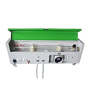 SDKEHUI Laser Engraving Machine, 40w CO2 Laser Engraver, 12x8Inch 300x200mm, LCD Display, with Built-in Rotary Axis, with USB Port