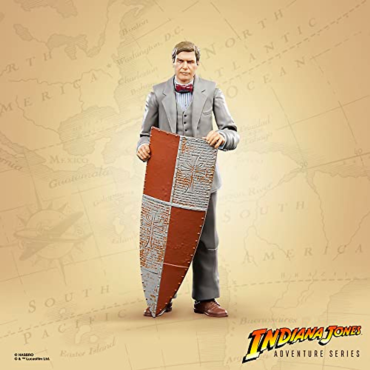 Indiana Jones and The Last Crusade Adventure Series (Professor) Toy, 6-Inch Action Figures, Kids Ages 4 and Up
