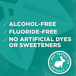 Tom's of Maine Natural Wicked Fresh! Alcohol-Free Mouthwash, Cool Mountain Mint, 16 oz. (Packaging May Vary)