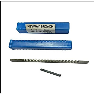 3mm A Push-Type Keyway Broach Cutter HSS Metric Size CNC Machine Cutting Tool