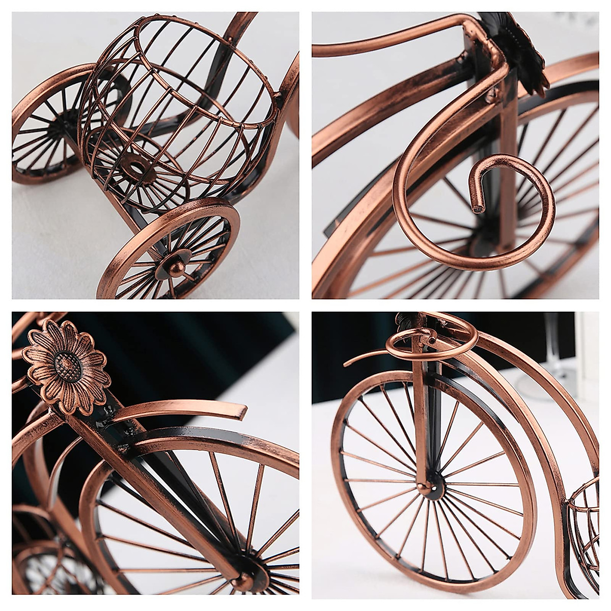 Aomesinc Carriage Wine Bottle Holder, Single Wine Bottle Holder, Wine Racks Countertop, Liquor Rack, Decorative Wine Bottle Rack for Table, Kitchen (Style B)