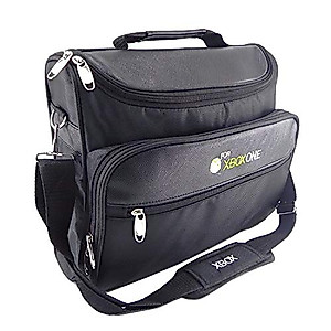 UbiGear Travel Carry Case Bag for Microsoft Ms Xbox One Console Shoulder Carrying Black