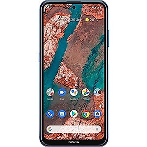 Nokia X20 5G Dual 128GB 8GB RAM Factory Unlocked (GSM Only | No CDMA - not Compatible with Verizon/Sprint) International Version - Nordic Blue