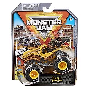 Monster Jam 2022 Spin Master 1:64 Diecast Truck with Bonus Accessory: Legacy Trucks Earth Shaker