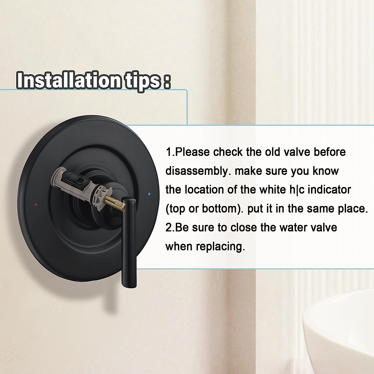 1222 Cartridge Kit Replacement for Moen Posi Temp One-Handle Faucets, Compatible with Moen Tub Shower,Durable Brass & Plastic