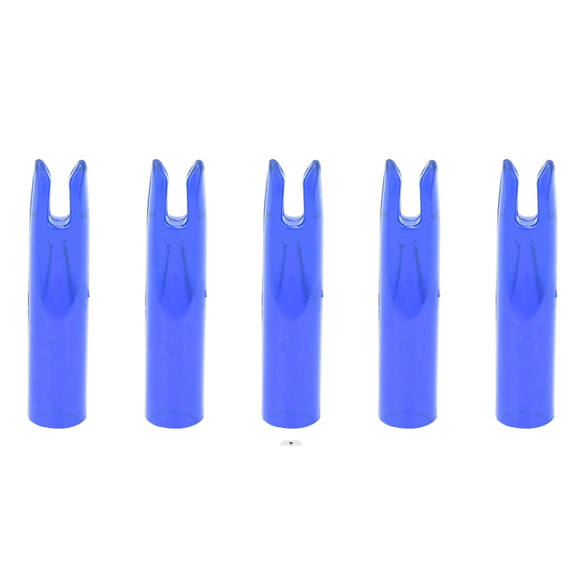 50 Pack Archery Arrow Nock, Arrow Nock Practical Archery Accessor Portable, for DIY Hunting Arrows Recurve Bow Compound Bow 6mm Shaftment(Blue)