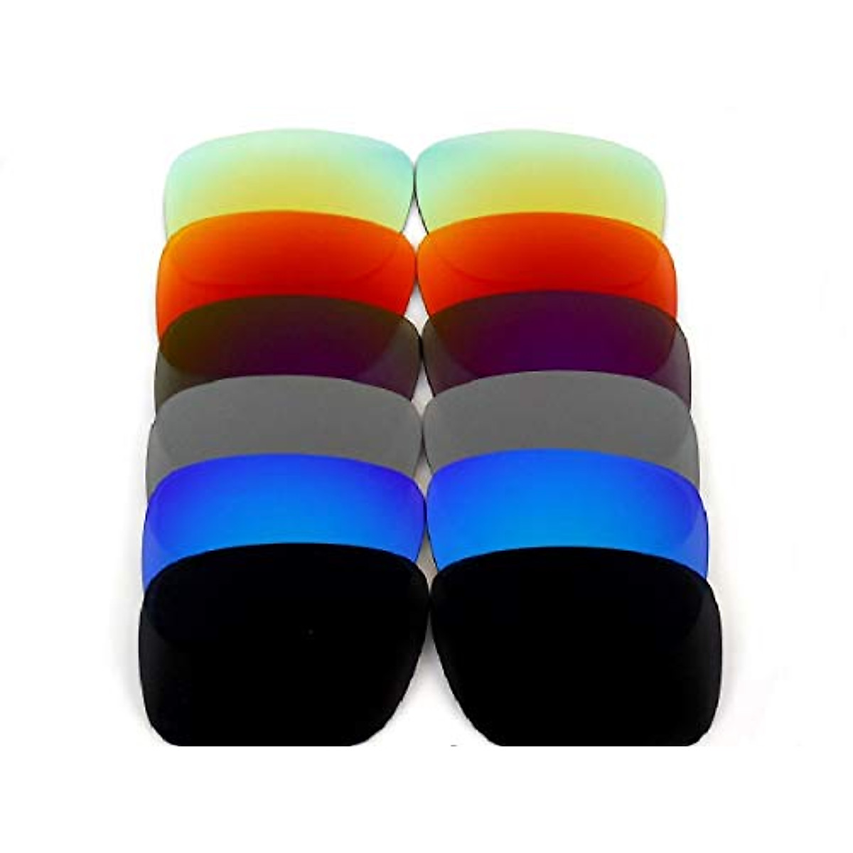 Galaxy Compatible Replacement Lenses For Oakley Holbrook OO9102 Black&Blue&Gray&Purple&Red&Gold 6PS