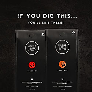 Kicking Horse Coffee, Three Sisters, Medium Roast, Whole Bean, 10 oz